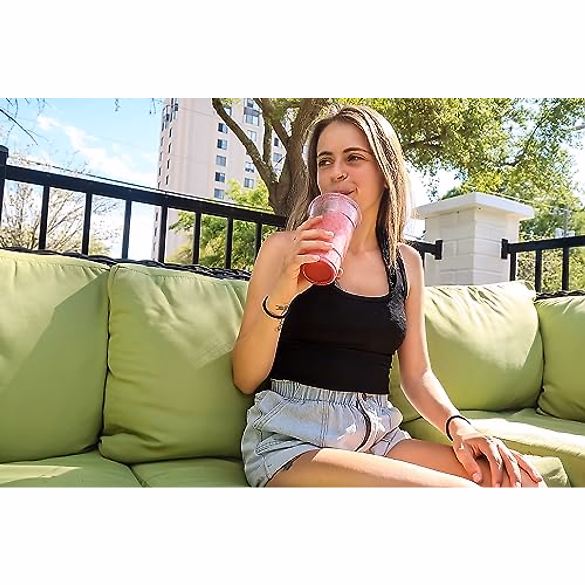 RASPBERRY PUDDING Black Ribbed Tank Tops for Women Slim Fitted Cotton Camisole 2024 XL