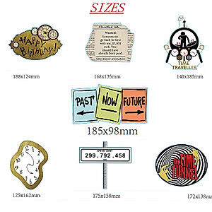 Fun Time Travel Theme Hanging Swirl Birthday Party Decorations Time Machine Dizzy Danglers Time Tunnel Ceiling Streamers Party Supplies for Kids Adults Graduations Anniversary Birthday