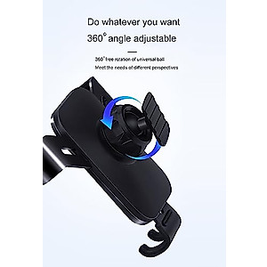 SDTHMY Car Phone Holder Compatible with Volvo XC40 XC60 XC90 Mobile Phone Stand Navigation Brackets air Conditioning Vents Interior Accessories 2018 2019 2020 2021 2022 2023 (for 2019-2023 S60)