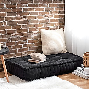 DormCo Rainha - Ultra Thick Tufted College Headboard - Black