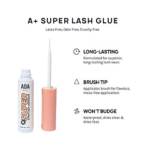 AOA Studio 6 Pairs Alexis Natural Handmade False Eyelashes with Glue and Tweezer Lash Kit Natural Volume Reusable Fake Eyelashes 100 Percent Handmade Cruelty Free