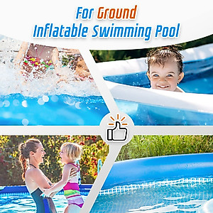 POOLPURE Filter Pump for Above Ground Pools, Swimming Pool Filter Pump for Intex Pool/Bestway/Easy Set Pool/Metal Frame Pool, 1000 GPH Pump Flow Rate, 110-120V with GFCI