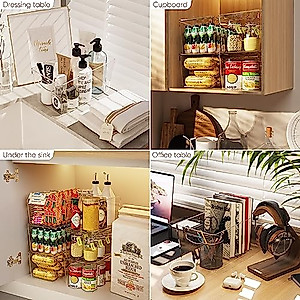 6 Pack Clear Storage Bins with Lids Stackable, Large Plastic Storage Bins with Handle for Pantry Organization and Storage, Perfect Containers for Freezer Organizer, Kitchen, Cabinets, Bathroom