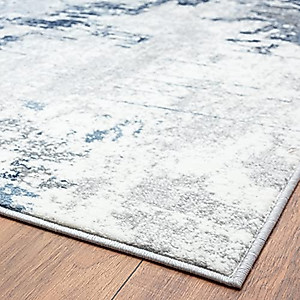 LUXE WEAVERS Abstract Area Rug, 106 Blue 5x7