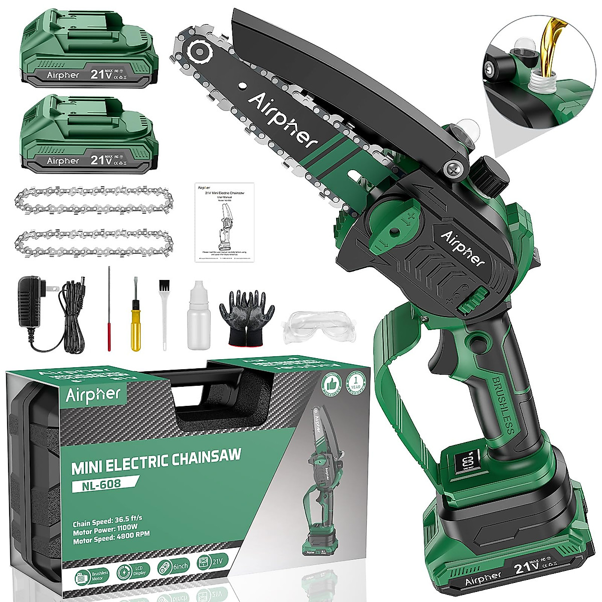 Airpher Cordless Chainsaw