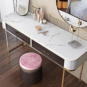 FunStick White Marble Contact Paper Peel and Stick Countertop Covers for Bathroom Kitchen Counter Top Wallpaper