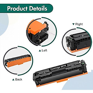 067H 067 MF656Cdw Toner Cartridge 4 Pack Set High Yield Compatible Replacement for Canon 067H for Canon imageCLASS LBP633Cdw LBP632Cdw MF653Cdw MF654Cdw MF656Cdw Series Printer CRG-067H CRG067H Ink