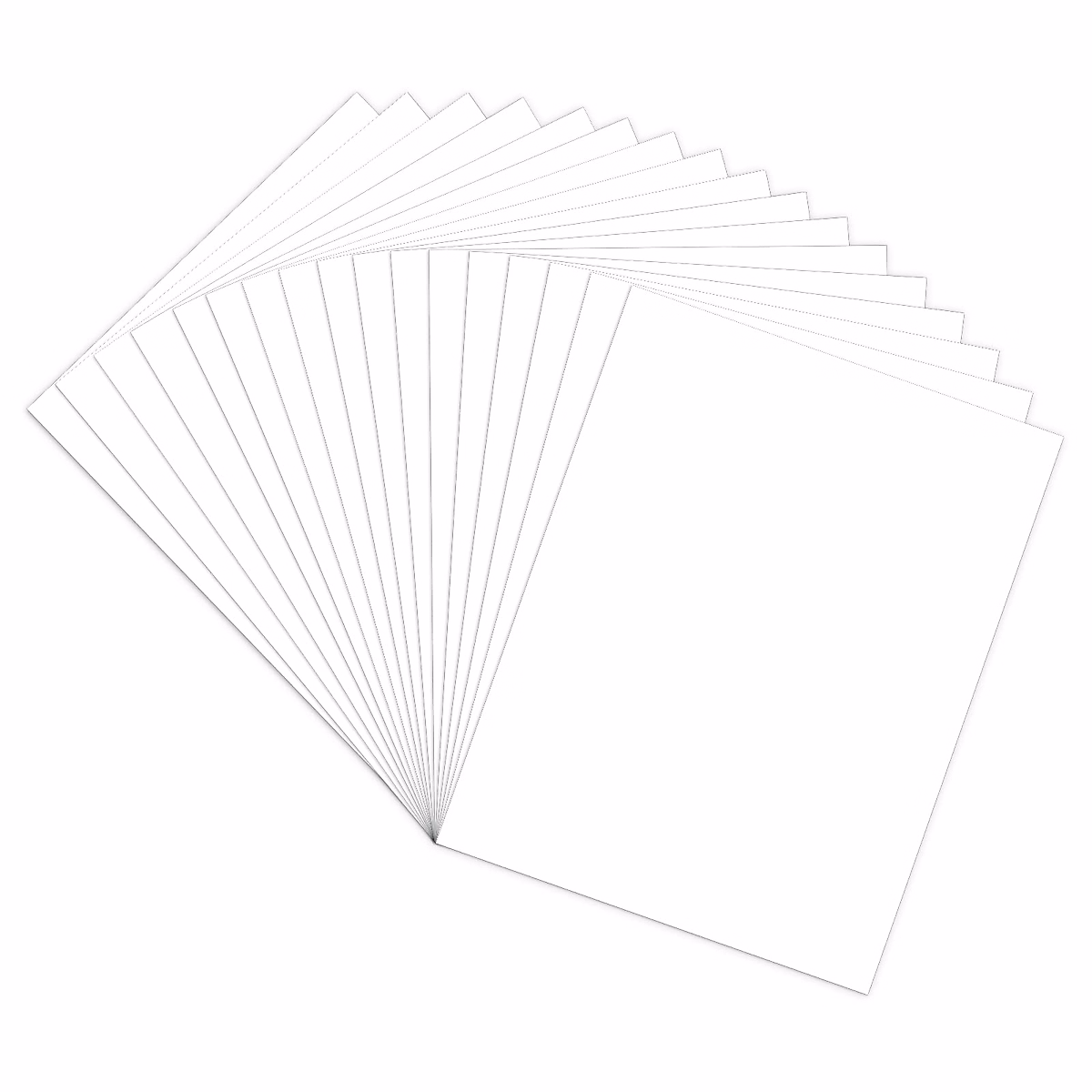 15 Sheets White Cardstock 8.5 x 11, 250gsm/92lb Thick Paper Cardstock Paper for Invitations, Crafts, Card Making, Printing, Wedding, Drawing, Scrapbook Supplies