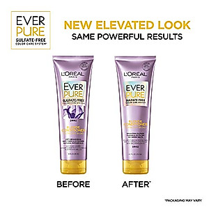 L'Oreal Paris EverPure Blonde Sulfate Free Shampoo and Conditioner for Blonde Hair, 8.5 Ounce (Set of 2)
