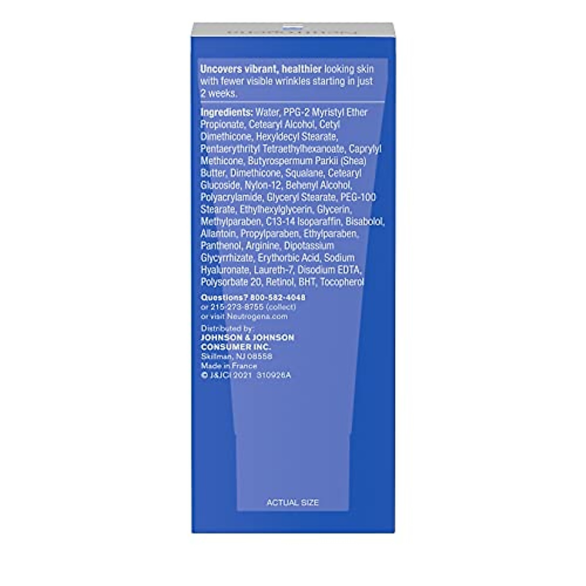 Neutrogena Ageless Intensives Anti-Wrinkle Retinol Cream with Hyaluronic Acid - Night Moisturizer Cream with Retinol, Vitamin E, Glycerin, Hyaluronic Acid, and Shea Butter, 1.4 oz