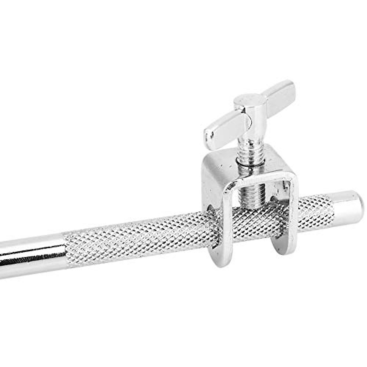 Eujgoov Cowbell Holder, Removable Standard Drum Cowbell Mount Holder Jazz Drum Kit Hoop Mounted Cowbell Clamp