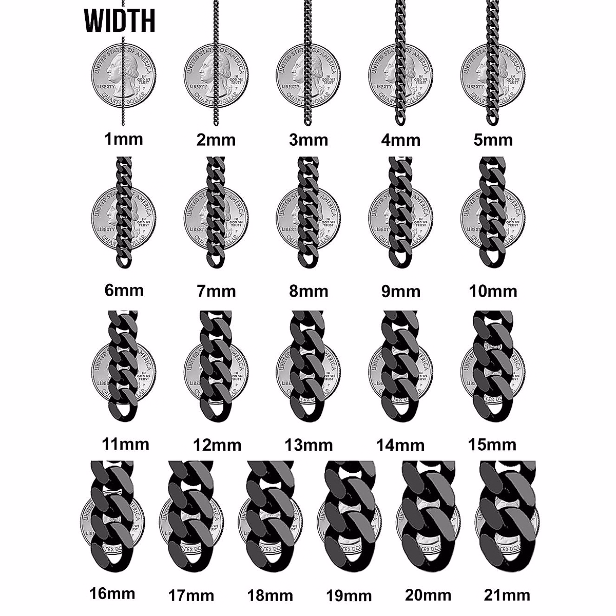 Ioka - 14K REAL Yellow Solid Gold 2.5mm Flat Mariner Chain Necklace with Lobster Clasp - 24"