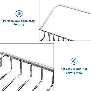 Cabilock Table and Shower Fits Most Extendable Bath Bathtub Tubs European Tray Removable Sundries Golden Phone Accessories Sponge Bathroom Counter Bathing Toys Glass Proof Spa Shelf, with