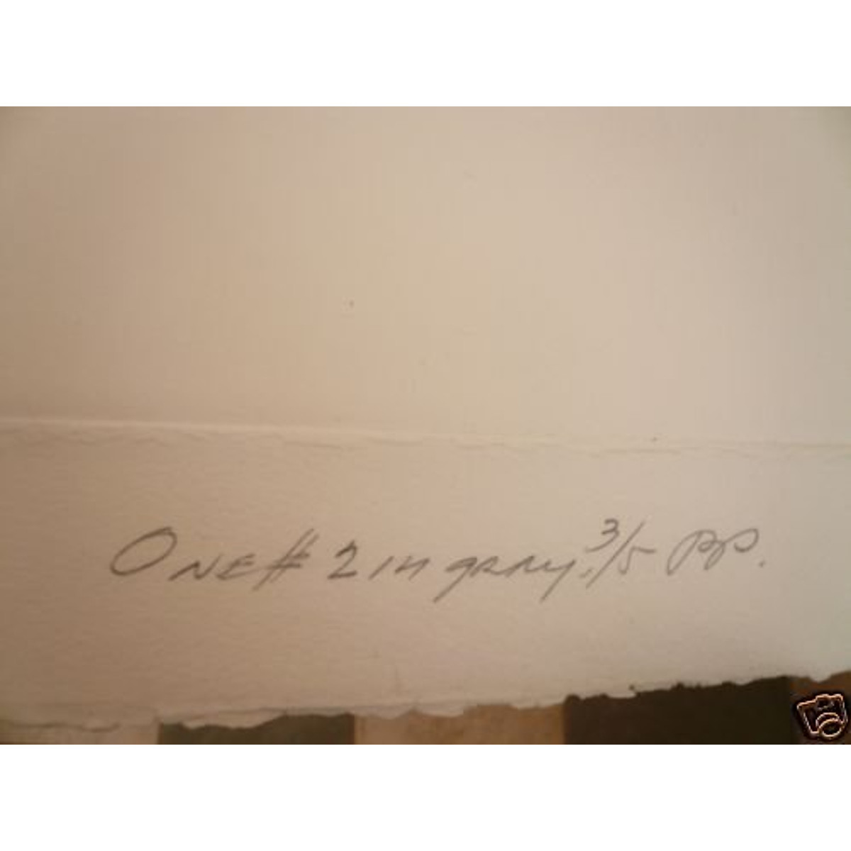 ADJA YUNKERS "ONE NO.2 IN GREY" SIGNED & # ETCH