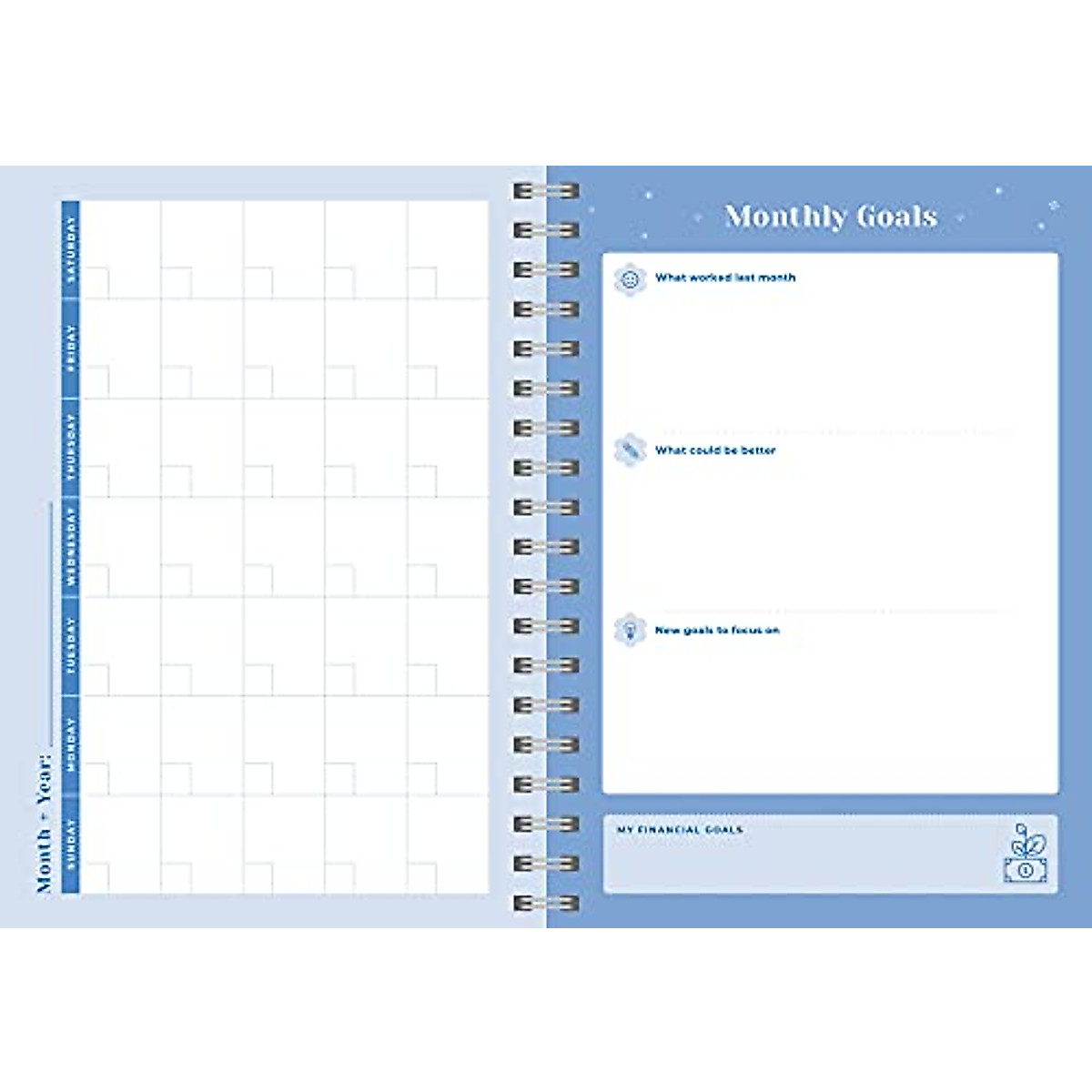 Stress Less, Spend Less Budget Planner: A 52-Week Financial Wellness Undated Organizer for Mindful Money Management