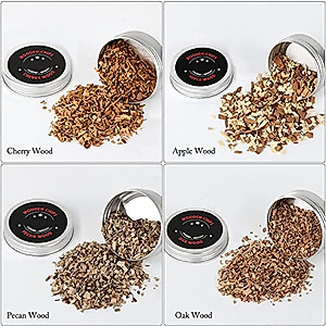 AUHOLNVN Cocktail Smoker Kit (3pcs Wood Chip)