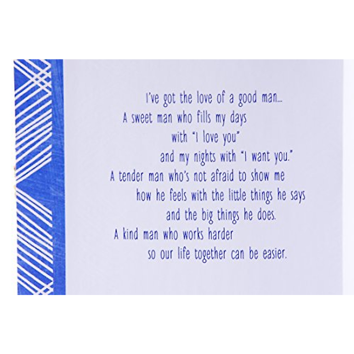 Hallmark Anniversary Card to Husband (Love of a Good Man)