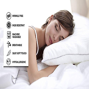 Flower 3pc Duvet Cover Set, Flower Style Texture, 3 Pieces Wrinkle, Stain Resistant Comforters Set, (Twin, 68x88 inches, 3 Pieces)