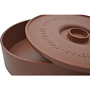 IMUSA USA Terracota Tortilla Warmer, 1 Pack, Brown