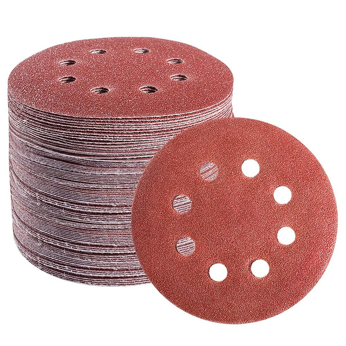 New Bundle: 3 Pack 2 Inch Quick Change Adapter + 100Pcs 5 Inch 8 Hole Orbital Sander Sandpaper