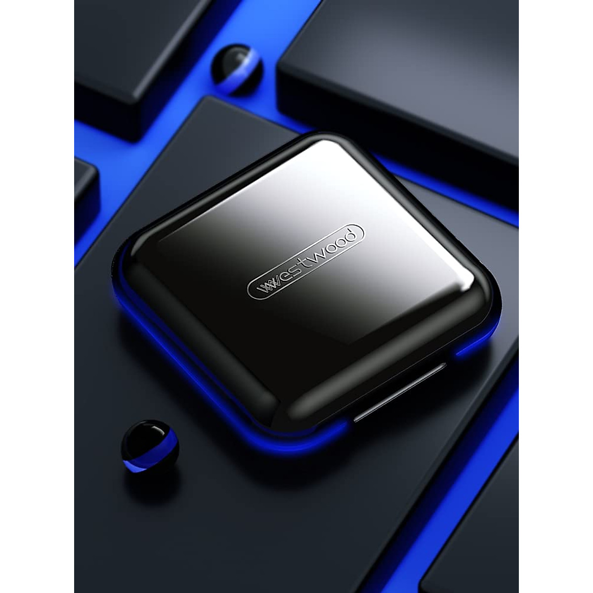 Retainer Case, Mouth Guard Case with Lid Hinge, a Large Night Mouth Guard Case, Cute Slim Retainer Case with Lid for Girl, Boy, Women, Men, Teenage, Adult.(1Pack)