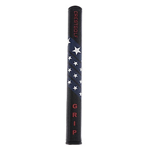 pistro Comfortable Golf Putter Grip Protective Cover, 265mm - Lightweight & Anti, Waterproof PU Leather & Soft FVA Inner Tube - Black