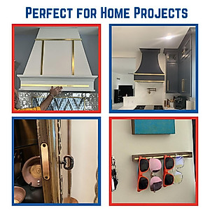 K&S 9843 Brass Strip, 1.0mm Thick x 6mm Wide x 300mm Long, 3 Pieces, Made in The USA