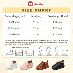 Meckior Infant Baby Girls Boys Canvas Shoes Soft Sole Toddler Slip-On Crib Moccasins Casual Sneaker Austin Boy's Flat Lazy Loafers First Walkers Shoe A/White