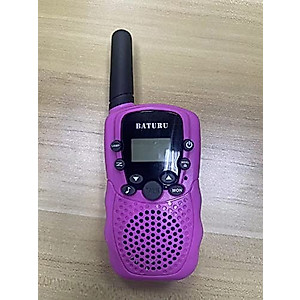 Rechargeable Kids Toys for Girls Boys Ages 6-12, Rechargeable Walkie Talkies for Kids Long Distance, Girls Boys Gifts for Birthday, Kids Two Way Radio (Blue Pink Yellow)