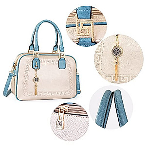 Montana West Purses and Handbags for Women Top Handle Satchel Tote Bag with 2 Compartments, Crossbody Strap MBB-MWC-041NY