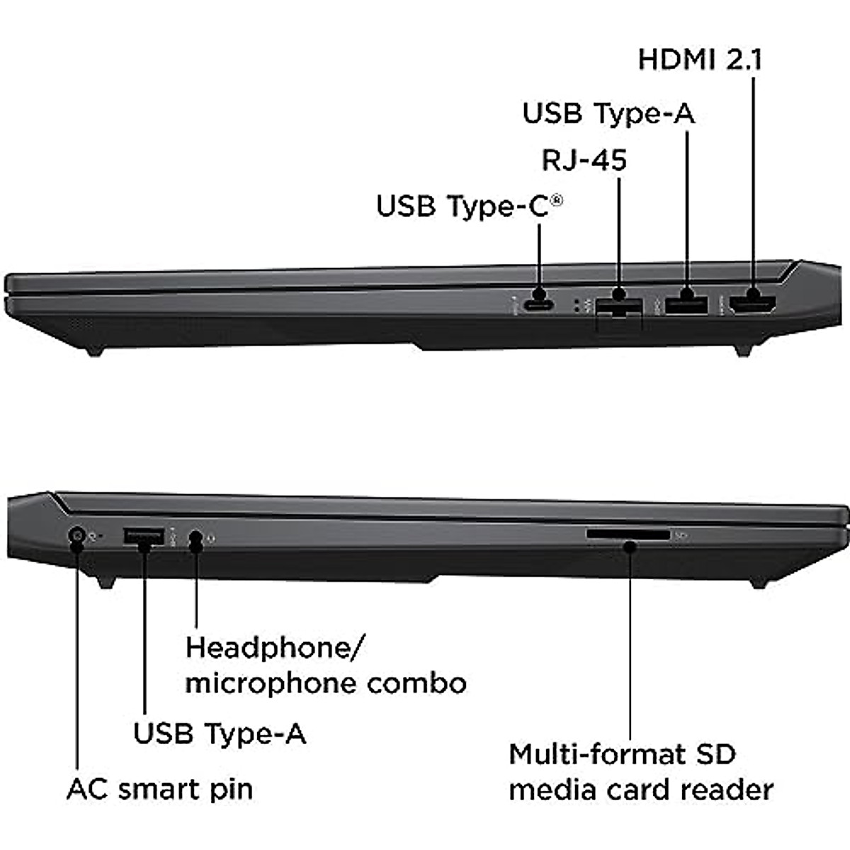 HP 2023 Gaming Laptop Victus, 15.6" FHD IPS 144Hz, 6-Core Ryzen 5 7535HS (Beats i7-11800H), GeForce RTX 2050 4GB GDDR6 Graphic, Backlit KB, B&O, Bluetooth 5.3, Windows 11 Home(64GB|2TB SSD)