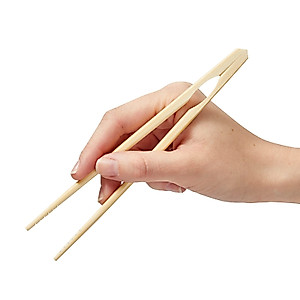 Okuna Outpost 6 Pairs Training Chopsticks for Kids, Reusable Bamboo Utensils for Beginners (7 Inches)