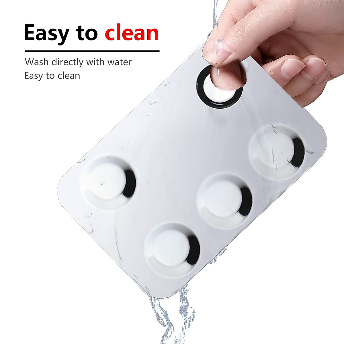 Penugo Upgrade Mixing Makeup Palette, Stainless Steel Cosmetic Palette with Spatula Tool, Nail-art Cosmetic Palette for Mixing Cosmetic and Pigment