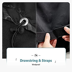 SHINESTAR Grill Cover for Oklahoma Joe Longhorn Combo Smoker, Heavy Duty Waterproof BBQ Cover, Fade Resistant & Rip Resistant, All-Weather Protection