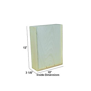 Wine box 3 Bottle with Slide-top Made out of Western Pine