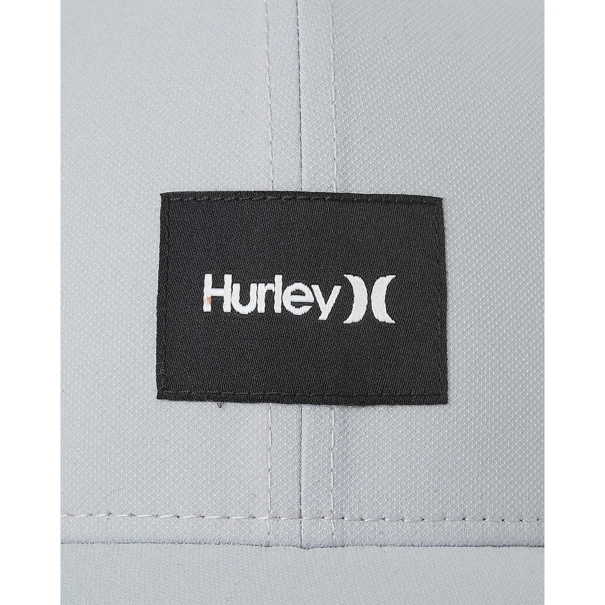 Hurley Men's Caps - Fairway Trucker Mesh Panel Baseball Cap Trucker Hat - Snap Back Hats for Men, Cool Grey/Black