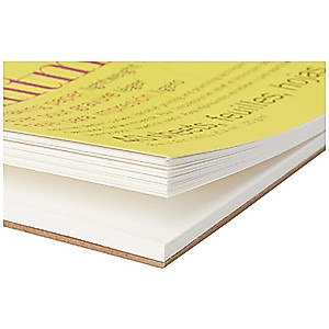Strathmore 300 Series Printmaking Paper Pad, Glue Bound, 8x10 inches, 40 Sheets (120g) - Artist Paper for Adults and Students - Block Printing, Linocut, Screen Printing