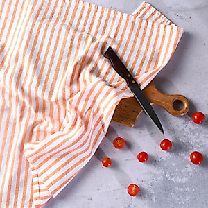 Folkulture Kitchen Towels with Hanging Loop, 100% Cotton Dish Towels or Tea Towels for Décor, Hand Towels or Kitchen Towels, 20 x 28 inches, Set of 3 (Autumn Sunset)