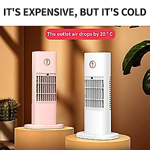 Portable Personal Air Conditioner, Mini Air Conditioning Fan USB Spray Type Water Cooling Fan Desktop Air Cooler Freestanding Air conditioner for Cooling Rooms, Low Noise