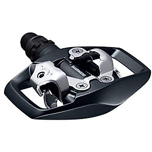Shimano Cycling Spares Road SPD pded500 Pedals, Multicolor, One Size, Black