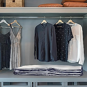 Astro 001-10 Kimono Storage Bag, White, 2-Way Opening, Set of 5, Transparent Window, Non-woven Fabric, Zipper Type