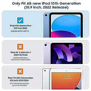 TiMOVO Magnetic Feel-Paper Screen Protector Compatible with iPad 10th Generation 10.9 Inch 2022, Removable, Reusable, Matte Film for All-New iPad 2022, Paper Felt, Anti Glare, Anti Scratch - 1 Pack