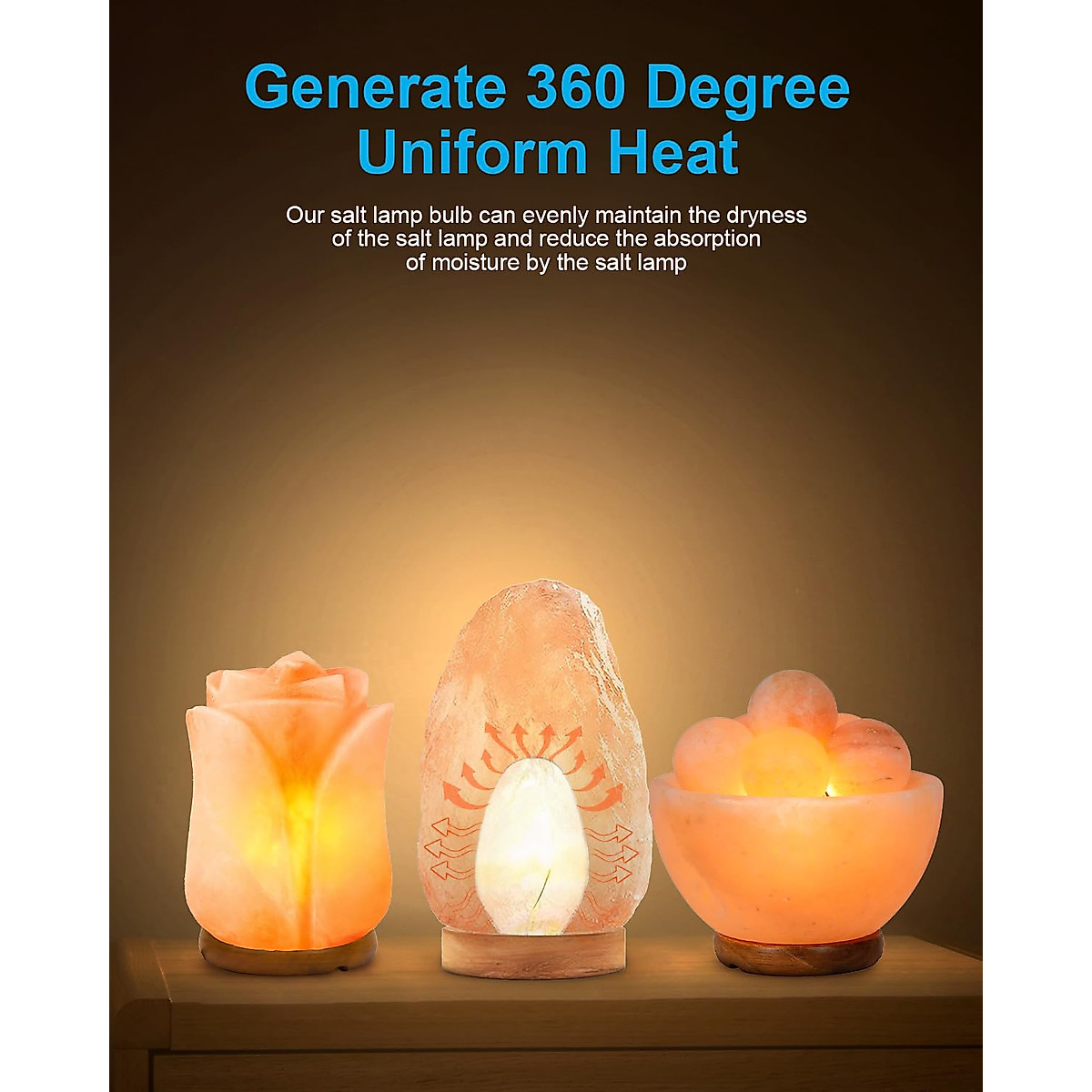 OuuKoo Salt Lamp Bulbs - 15 Watt Light Bulbs for Scentsy Wax Warmer - C7 Replacement Bulbs for Plug in Wax Diffuser- Warmwhite - Dimmable,15 Packs