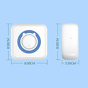 YDuupxe Mini Printer ABS Smart Pocket Thermal Picture Printer USB Photo Printer iOS (RBL-4)