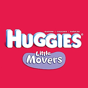 Huggies Little Movers Diapers Economy Plus, Size 3, 186 Count (packaging may vary)