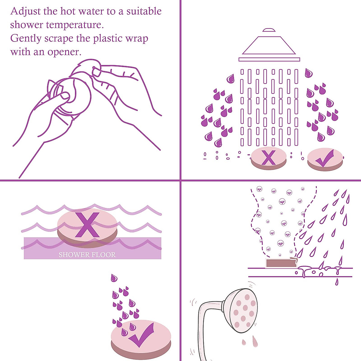 Shower Steamers Aromatherapy - Shower Bath Bombs Variety Pack of 6 for Women or Men, Shower Tablets with Essential Oils for Self Care & Home SPA Relaxation, Birthday Valentines Gift