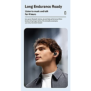 TWS Headphone Bluetooth 5.0 LED Digital Power Display Ear Hook Headset High Bass Sport Ear Hanging Earphone for iPhone Andriod Woven Design Earbuds