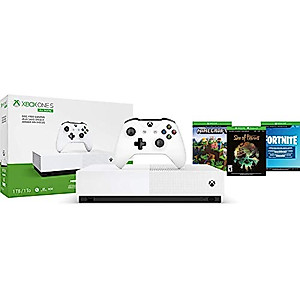 Xbox One S 1TB All-Digital Edition Console (Disc-Free Gaming) (Renewed)