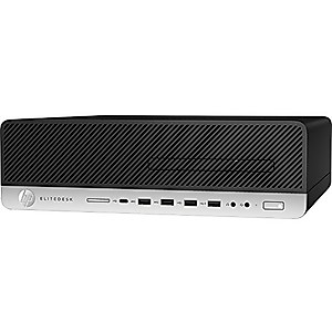 HP EliteDesk 800 G3 SFF Desktop Intel Core i5-6500 Quad-Core 3.2GHz Processor, 8GB DDR4 SDRAM, 128GB SSD, 1x USB-C, Windows 10 Pro 64-bit (Renewed)
