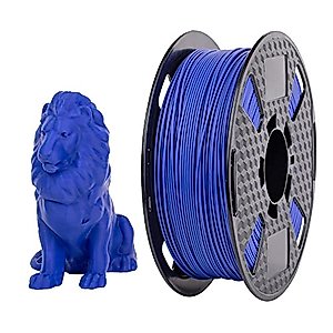 PLA MAX PLA + Royal Blue PLA Filament 1.75 mm 3D Printer Filament 1KG 2.2LBS Spool 3D Printing Material Stronger Than Standard PLA PRO PLA Plus Filament CC3D Royal Blue Color
